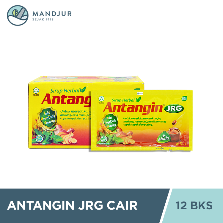 Jual Antangin Jrg Cair 12 Sachet - Sirup Masuk Angin, Meriang, Mual ...