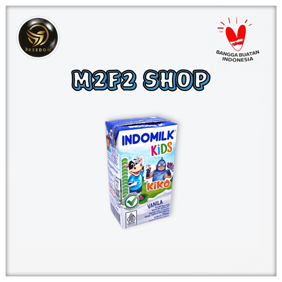 Jual Susu Indomilk Kids Kotak Uht Rasa Vanilla - 115 Ml (kemasan 10 Pcs) Di Seller M2f2 Shop ...