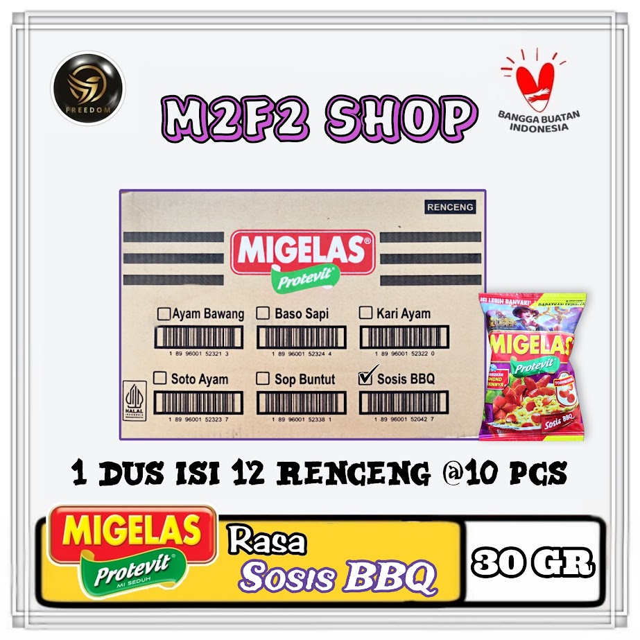 Promo MIGELAS Protevit Mie Gelas Seduh Kuah Rasa Sosis BBQ Sachet - 30 ...