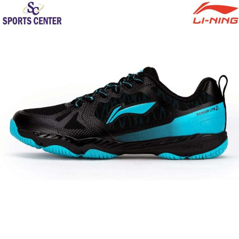 Jual New Sepatu Badminton Lining Ranger Lite Z1 Black / Turquoise - 43 ...