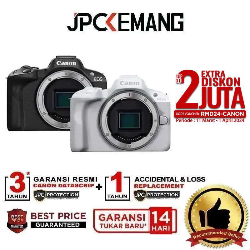 Jual Canon Mirrorless Eos R50 Original Murah - Harga Diskon April 2024 ...