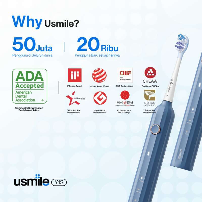 Promo usmile Y1s Sonic Electric Toothbrush Roman Column Design ...
