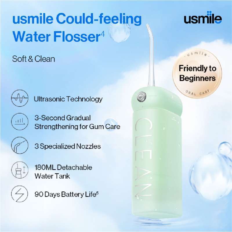 Promo Usmile Cy1 Soft Clean Water Flosser Ultrasonic Oral Irrigator - Pink Diskon 45% Di Seller ...