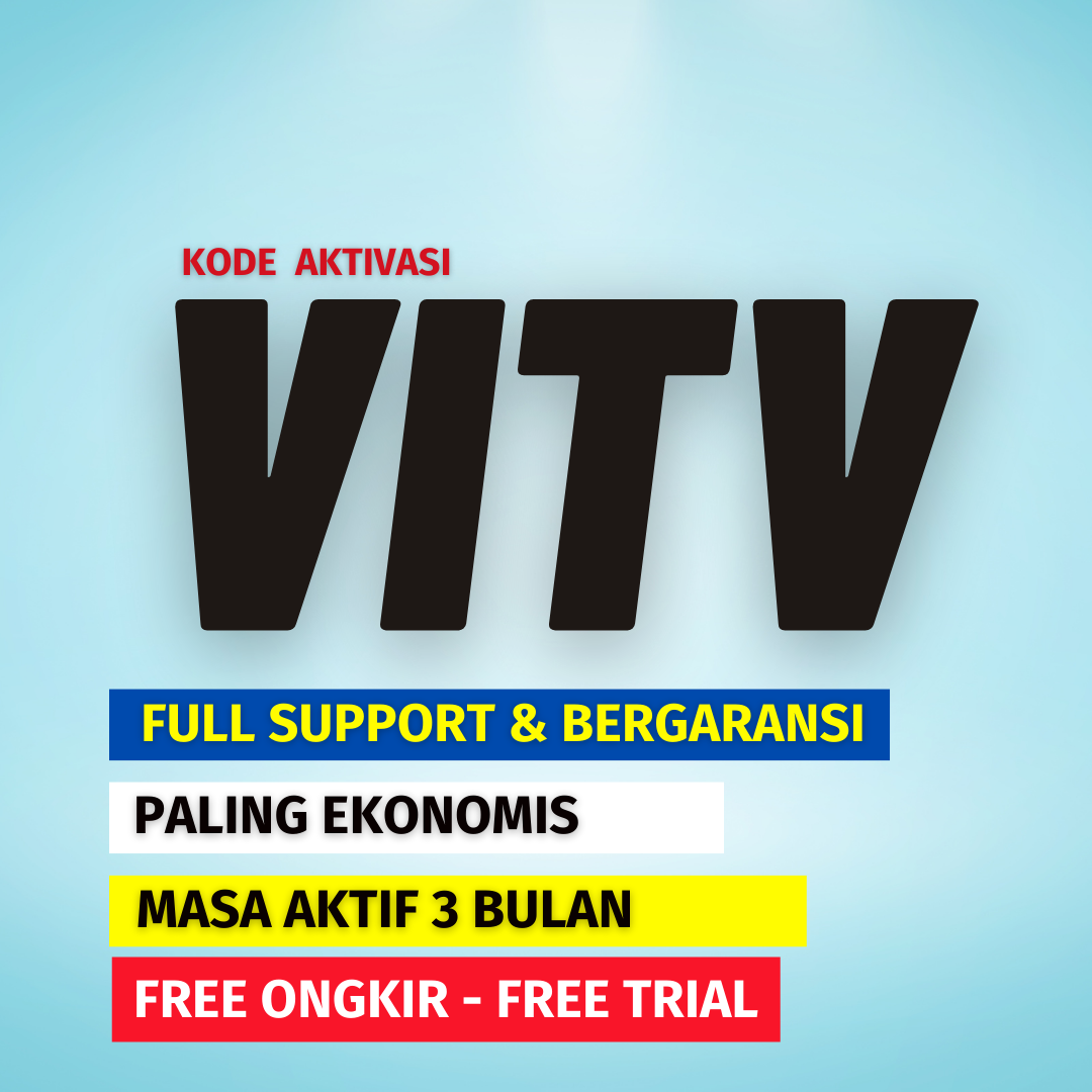 Promo Kode Original Vitv Versi Terbaru Masa Aktif 3 Bulan Full Support ...