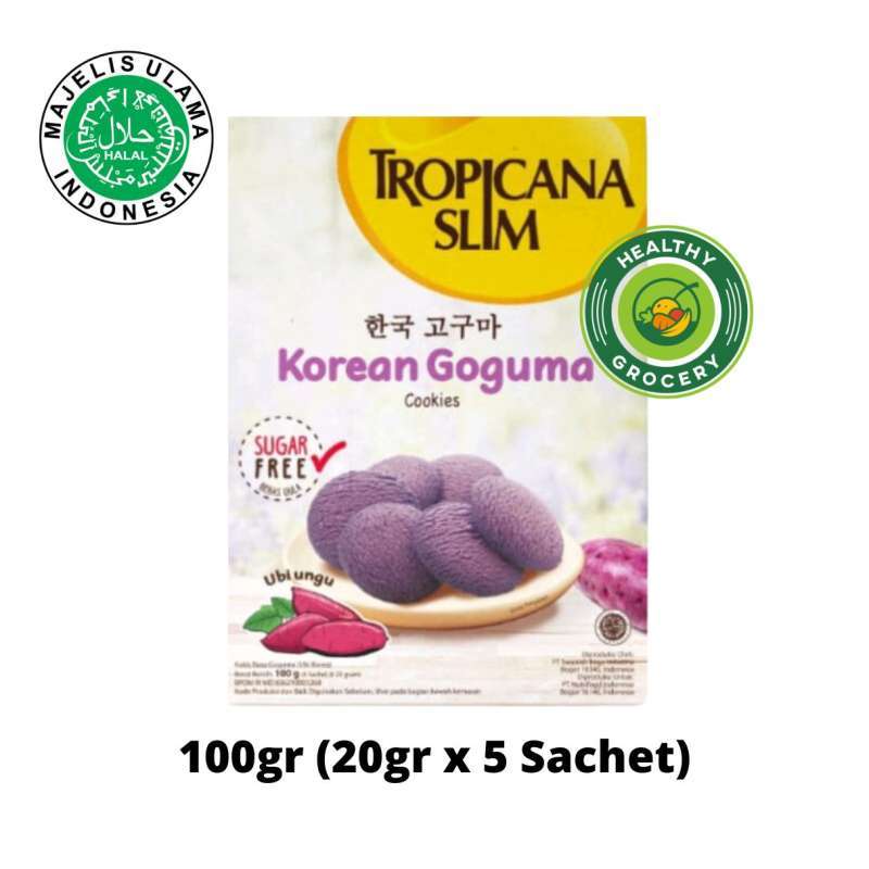 Jual Tropicana Slim Korean Goguma Cookies 100gr Isi 5 Sachet Di Seller ...