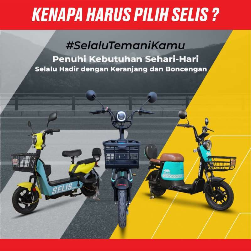 Jual Selis E-bike Sepeda Listrik Tipe Mandalika Garansi Resmi ( Kirim Keluar Kota ) Di Seller ...