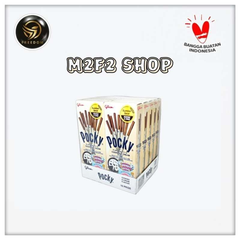 Promo Glico Pocky Cookies & Cream Flavour | Biskuit Stik Cokelat Salut ...