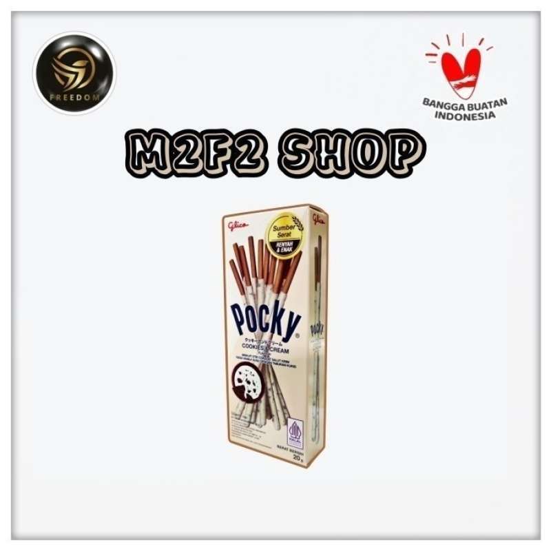 Promo Glico Pocky Cookies & Cream Flavour | Biskuit Stik Cokelat Salut ...