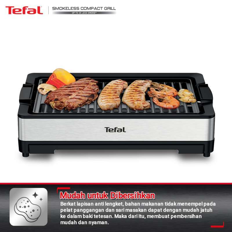 Promo Tefal Smokeless Compact Grill / Griller Diskon 32% Di Seller ...