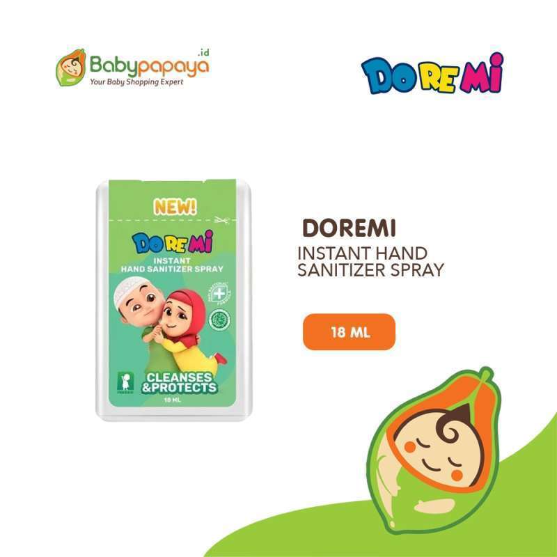 Jual Doremi Instant Hand Spray Sanitizer 18 Ml Di Seller Babypapayaid ...