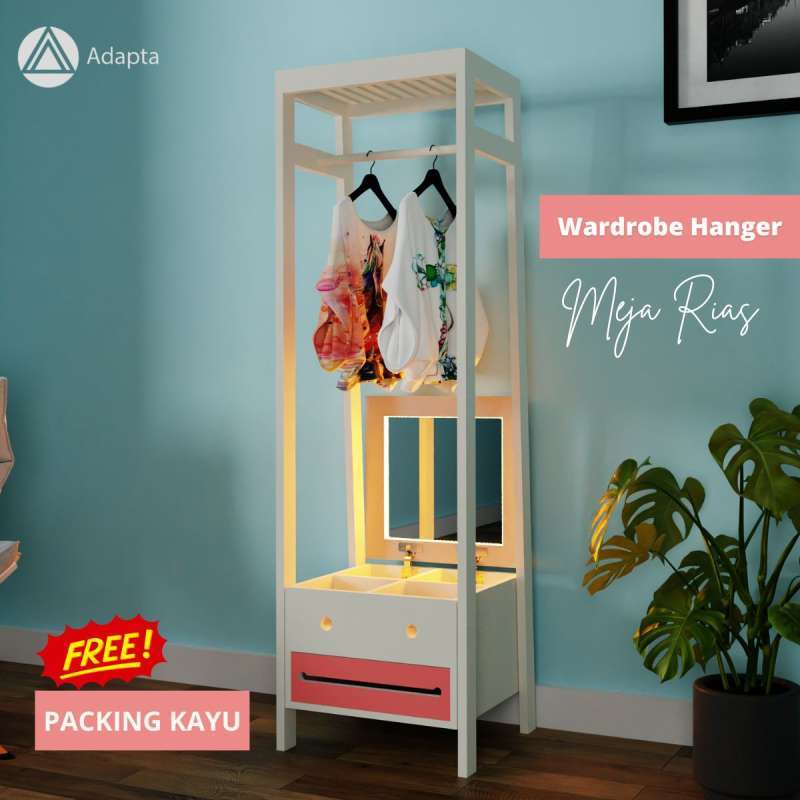 Jual Adapta - Stand Hanger Aesthetic Minimalis Multifunction Rak ...