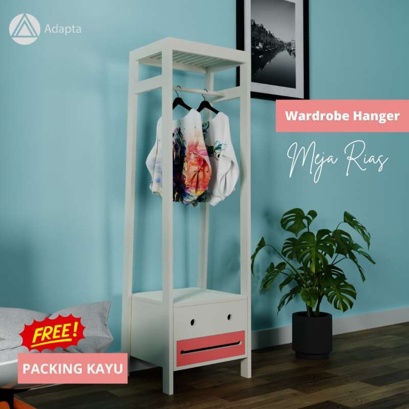 Jual Adapta - Stand Hanger Aesthetic Minimalis Multifunction Rak ...