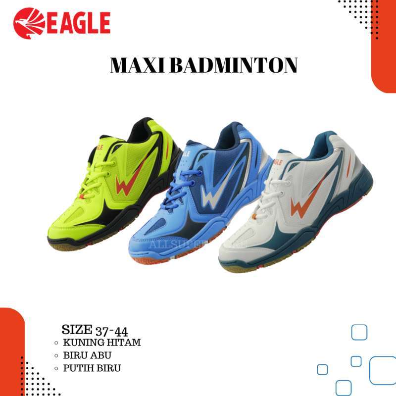 Promo MAXI EAGLE SEPATU BADMINTON PRIA WANITA MATERIAL TPU SYNTHETIC ...