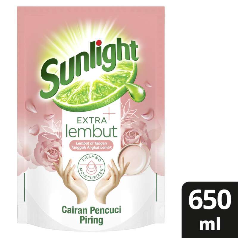 Promo Sunlight Sabun Cuci Piring Gentle Extra Lembut Pouch 650 mL ...