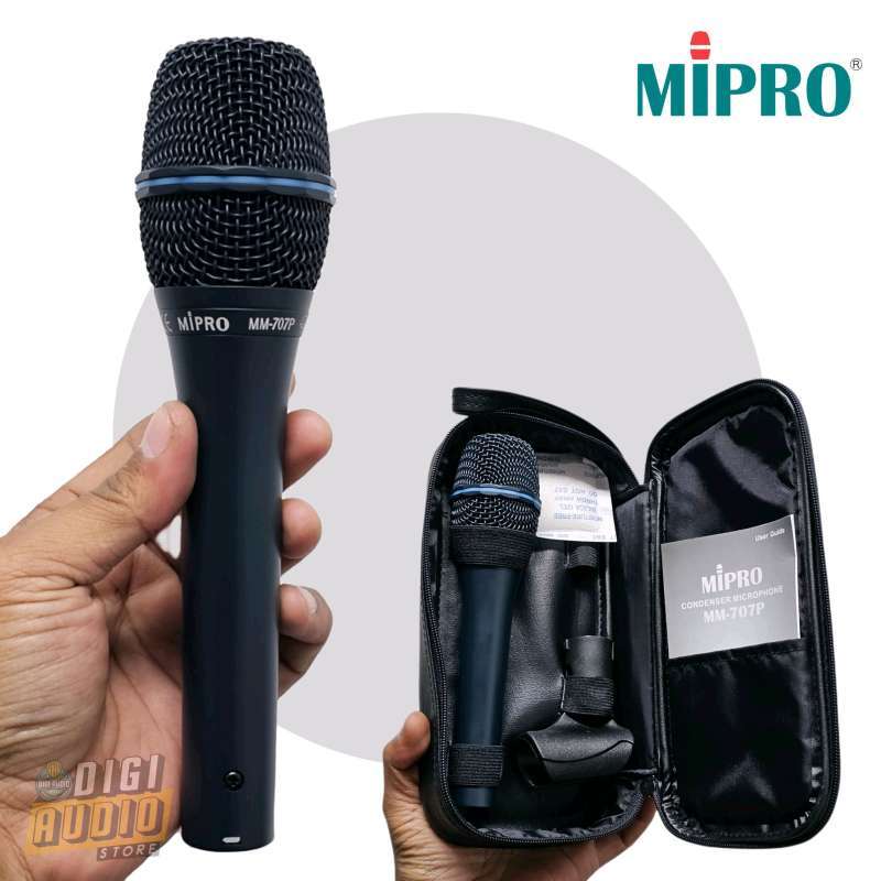 Jual Microphone Condenser Mic Kabel Mipro Mm-707p Mikrofon Vocal ...
