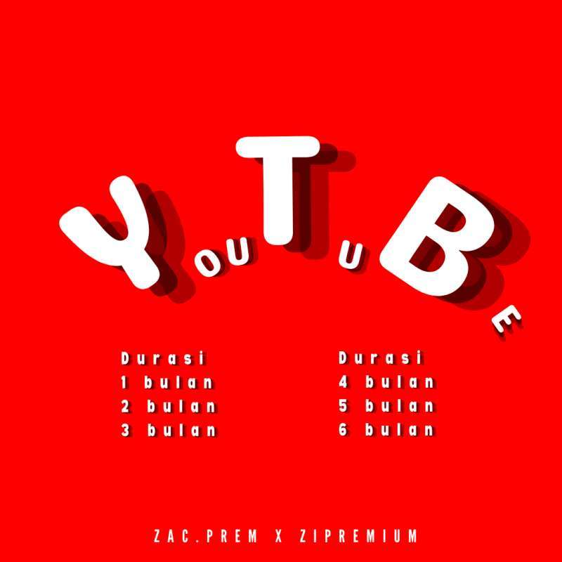 Promo Youtube Premium 1 Bulan - 1 Tahun Full Garansi Proses Cepat ...