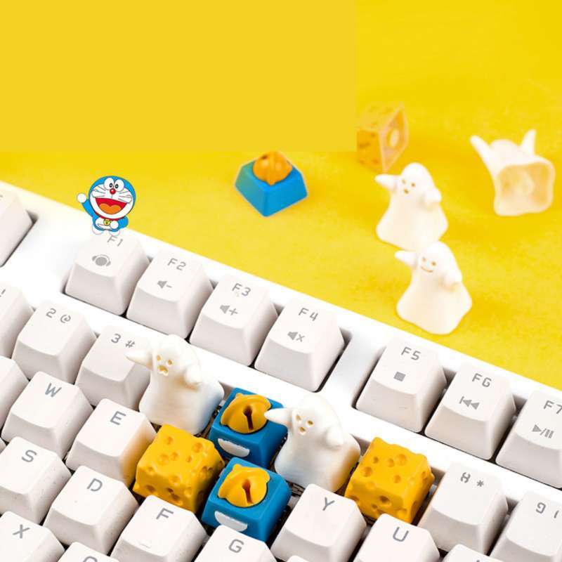 Jual Ready Stock!!! Doraemon Anime Kawaii Keycaps For Mechanical ...