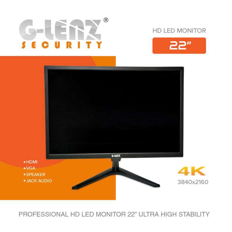 Promo G-LENZ SECURITY MONITOR 22 Inch LED 4K Diskon 62% di Seller GLENZ ...