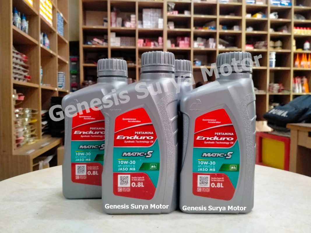 Promo Oli Enduro Matic S 10w30 0.8l Pertamina Oil Diskon 16% Di Seller ...