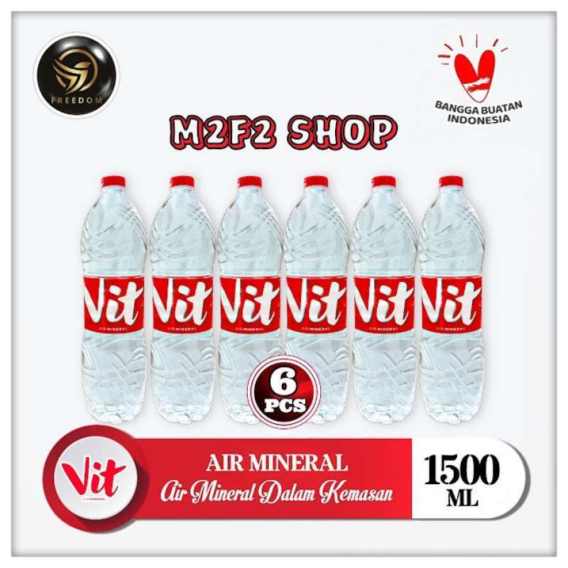 Promo Air Mineral Vit Botol Besar Plastik Pet - 1500 Ml (kemasan 6 Pcs) Diskon 14% Di Seller ...