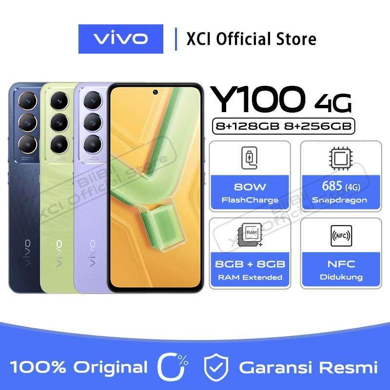 Promo Vivo Y100 8/256gb 80w Flashcharge Snapdragon 685 100% Original ...