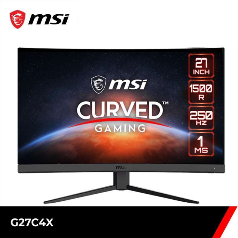 Jual Msi G27c4x Curved Gaming Monitor - Full Hd 250hz 27 Inch Di Seller ...