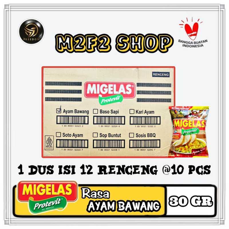 Jual Migelas Protevit Mie Gelas Seduh Kuah Rasa Ayam Bawang Sachet - 30 ...