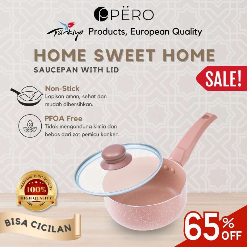 Jual Pero Sauce Pan 16cm + Lid / Saucepan Milkpan 16cm Anti Lengket ...