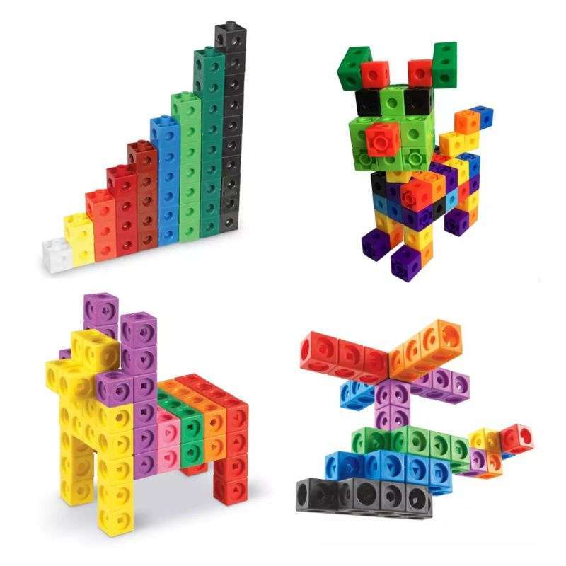 Jual Malotoys - Linking Cubes Link Cube Math Thinking Set 100pcs Kit ...