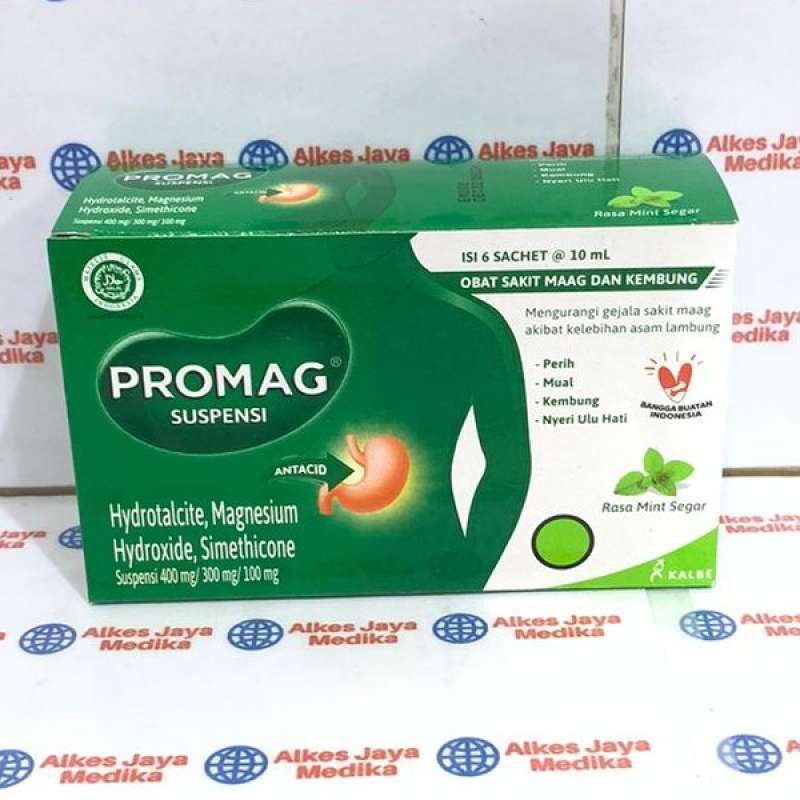 Jual Promag Cair 10ml (1box @6sachet) - Obat Maag Dan Asam Lambung Di ...