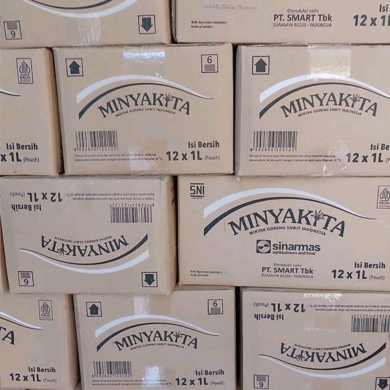Promo Minyak Goreng kemasan refil ukuran 1L 1 karton isi 12 pcs Diskon ...