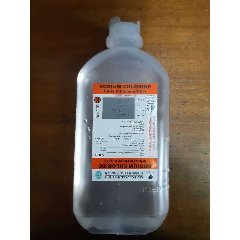 Jual Nacl 0.9 % Infus 500 Ml Ogb (natrium Chloride / Sodium Chloride) Di Seller Apotik Victory ...