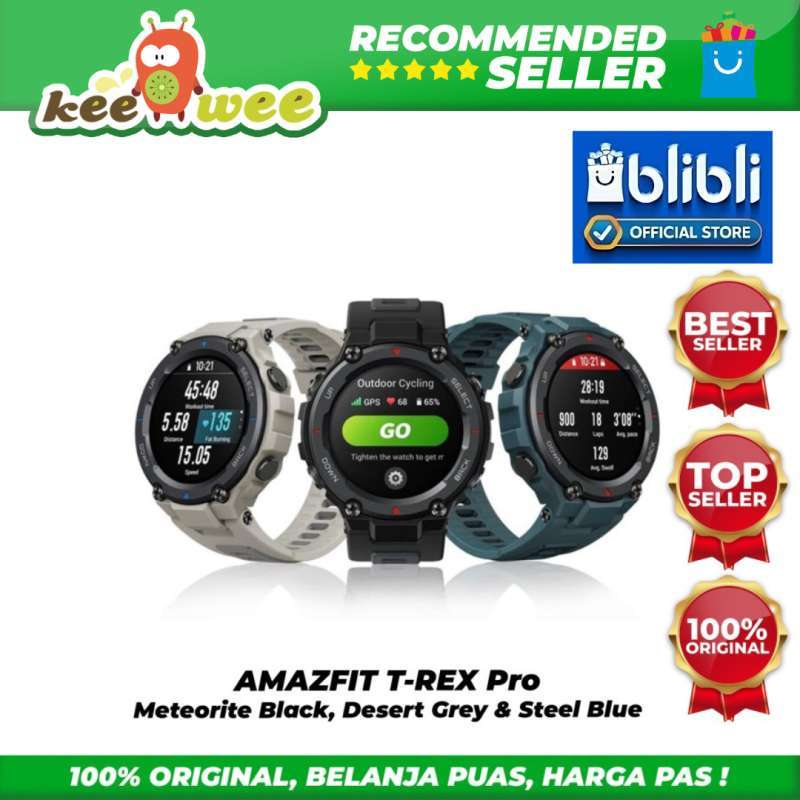 Jual Smartwatch AMAZFIT T-REX Pro - Blue di Seller Keewee Shop Official ...