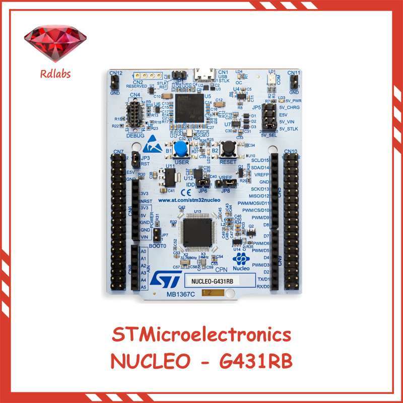 Jual STMicroelectronics NUCLEO-G431RB STM32G4 Nucleo-64 Board di Seller Red Diamond Laboratories ...