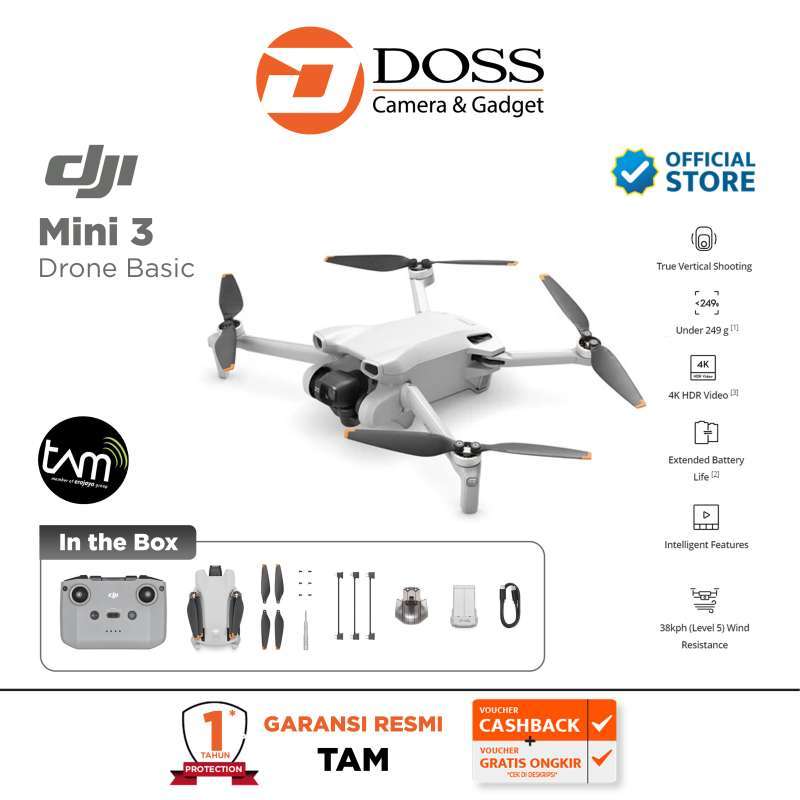 Jual Dji Mini 3 Drone Basic Di Seller Doss Official Store - Doss - Kota ...