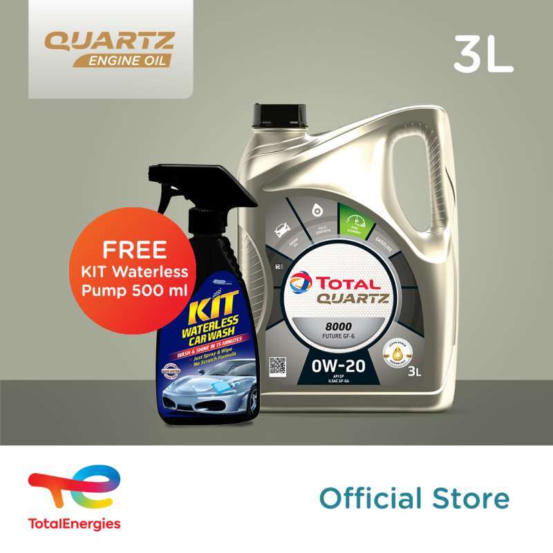 Promo TotalEnergies - Quartz 8000 Future 0W-20 GF-6 3L Gratis ...