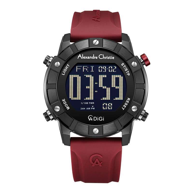 Promo Jam Tangan Pria Alexandre Christie Digi ac 9373 Mh Ripbare Men ...