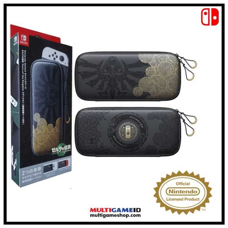 Promo Switch Oled Carrying Case Zelda TOTK + ScreenGuard (Official ...