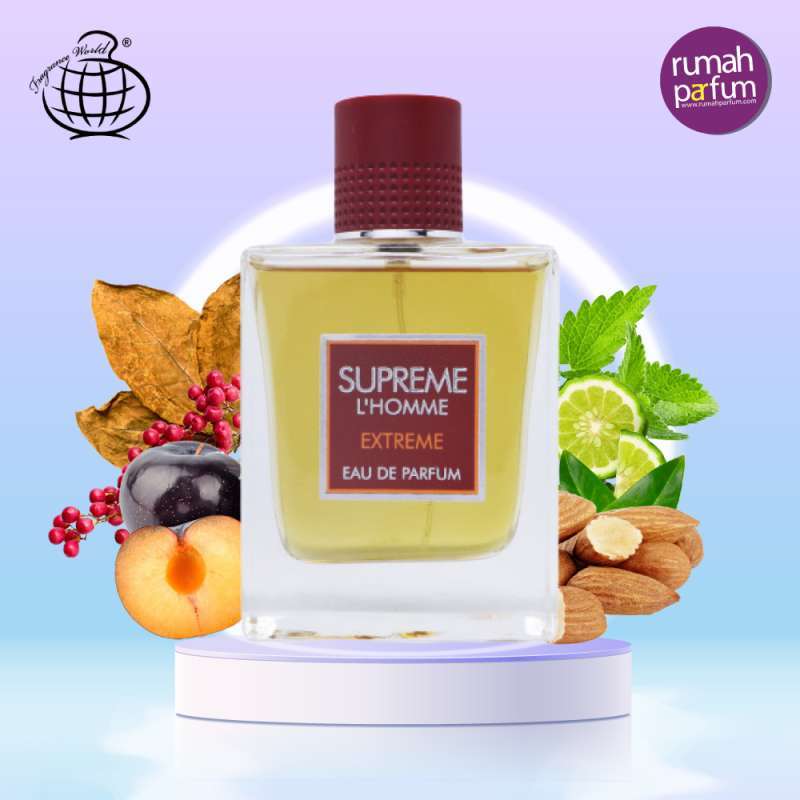 Promo Fragrance World Supreme L'homme Extreme 100 Ml Diskon 55% Di Seller Rumah Parfum Official ...