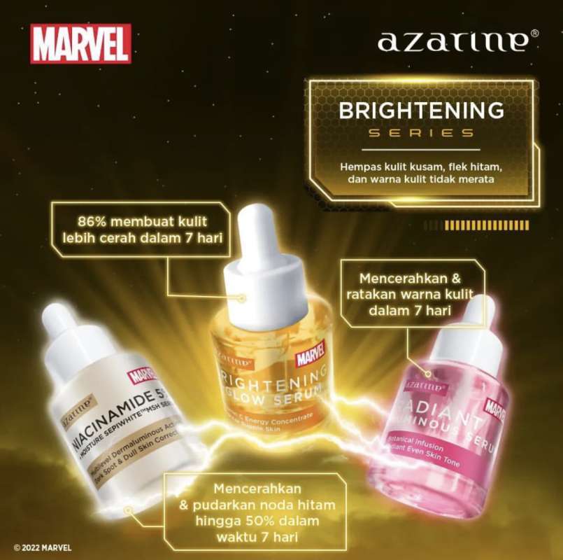 Promo Azarine X Marvel Superhero Serum | Retinol / Anti Aging / Acne ...