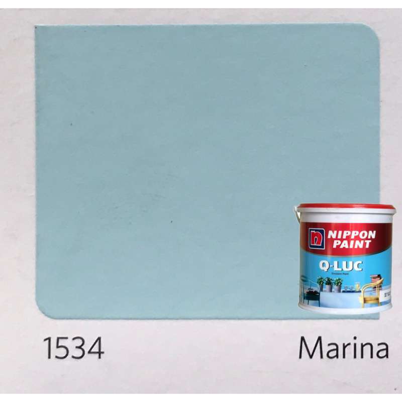 Jual Cat Tembok Interior Nippon Q Luc 18 Kg - Marina 1534 Warna Di ...