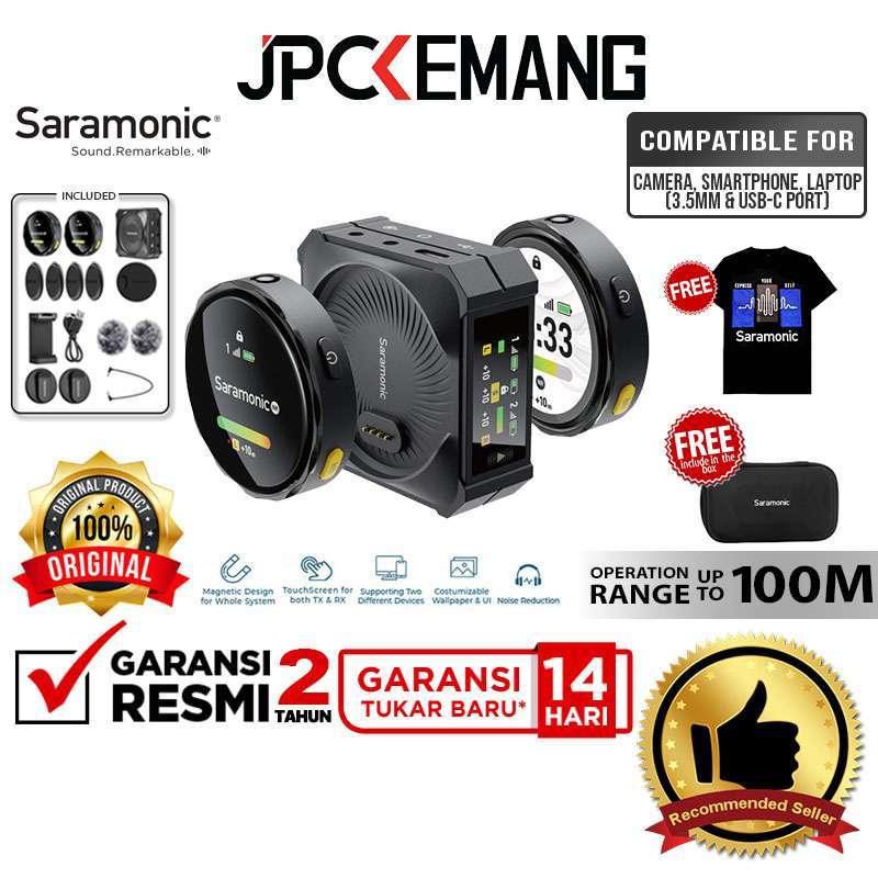 Promo Jpc Kemang Saramonic Blink Me B2 Dual Wireless Smart Mic ...