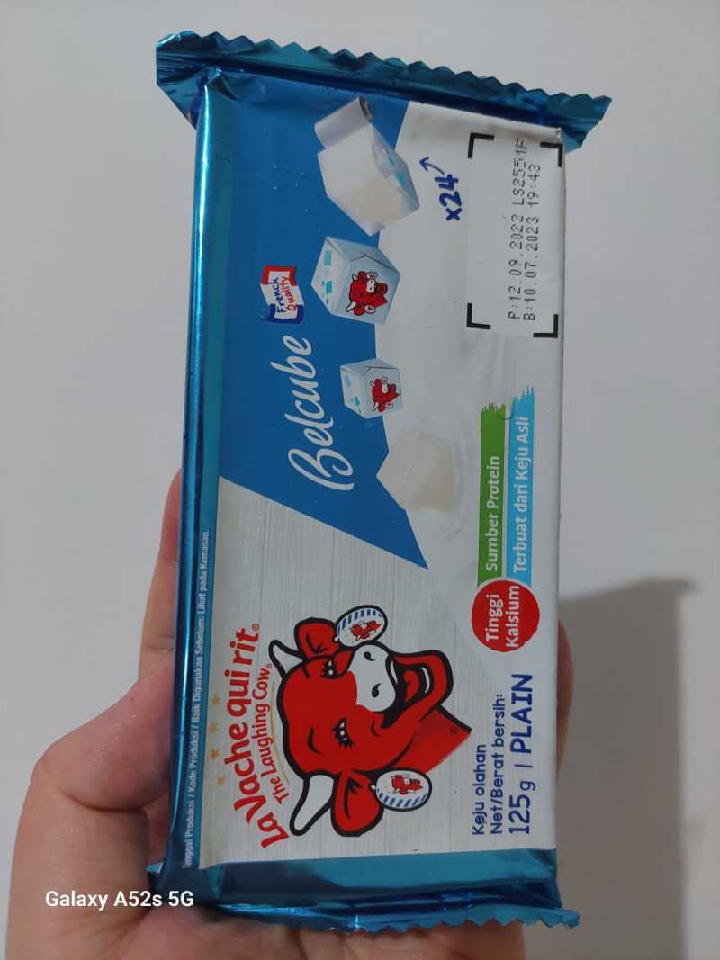 Jual Belcube Keju Olahan 125g / 125 Gram Plain Flavor French Quality ...