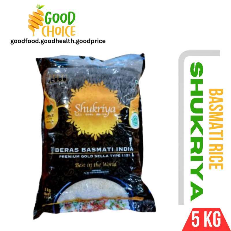 Promo Shukriya Basmati Rice / Beras Basmati - 5 kg Diskon 5% di Seller ...