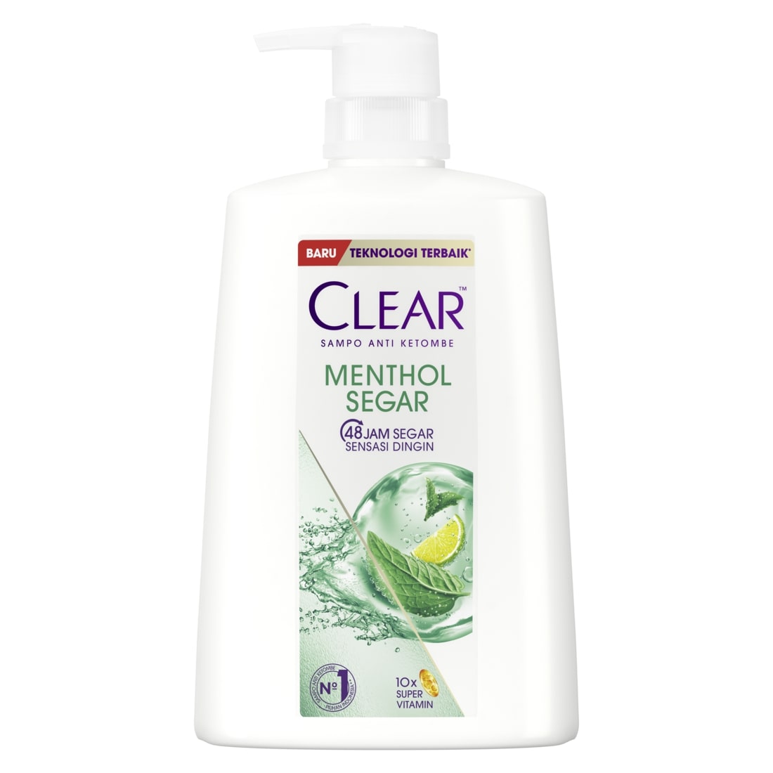 Promo Clear Shampoo Anti Ketombe Menthol Segar, 48 Jam Segar Sensasi ...
