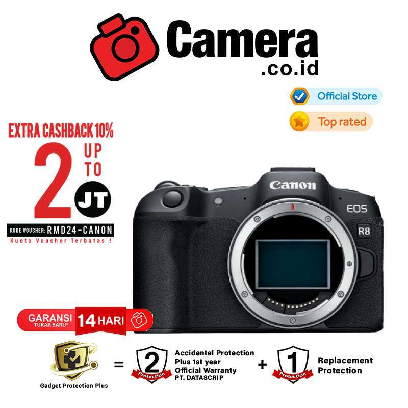 Promo Camera.co.id - Canon Eos R8 Body Only / Kit 24-50mm Diskon 14% Di ...