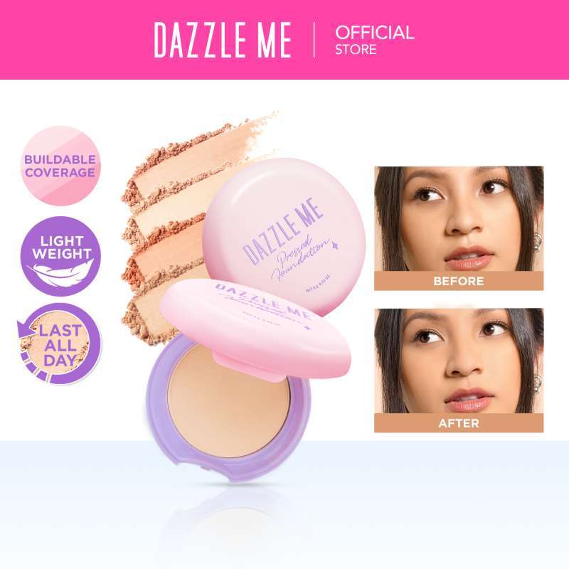 Promo Dazzle Me Muse Pressed Foundation | Long Lasting Filter Like ...