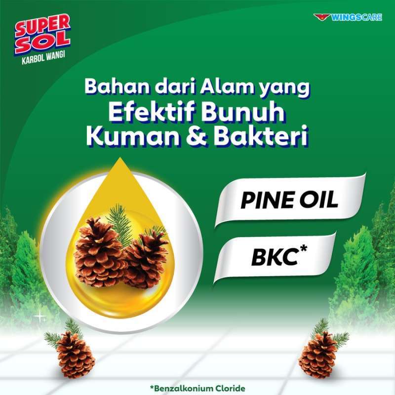 Promo Supersol Karbol Wangi Pine Reguler Pouch | Cemara - 750 Ml ...