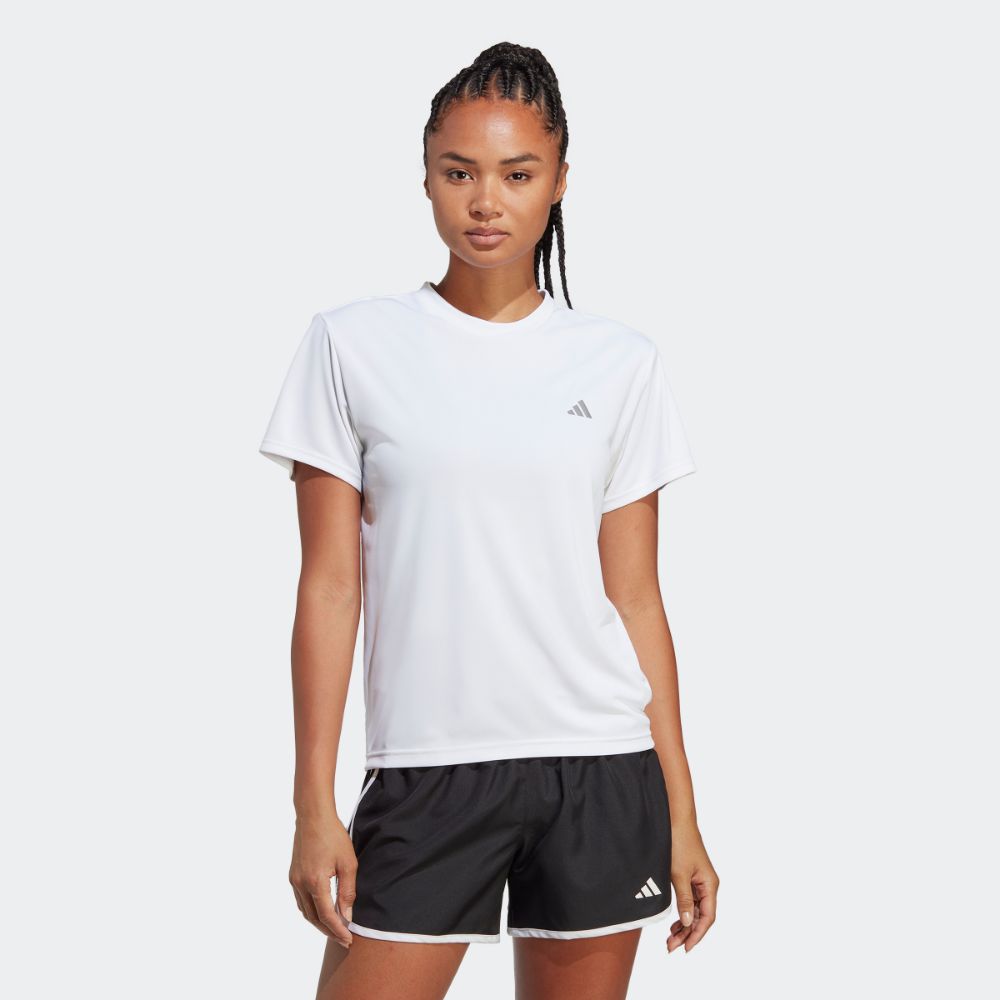Promo Adidas Women Running T-shirt Run It Baju Lari Wanita [hz0112] - A ...