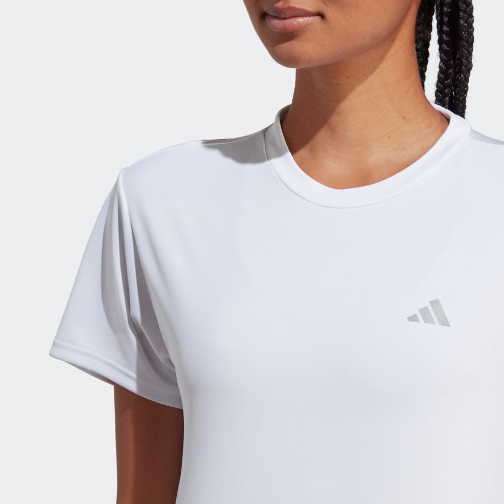 Promo Adidas Women Running T-shirt Run It Baju Lari Wanita [hz0112] - A ...